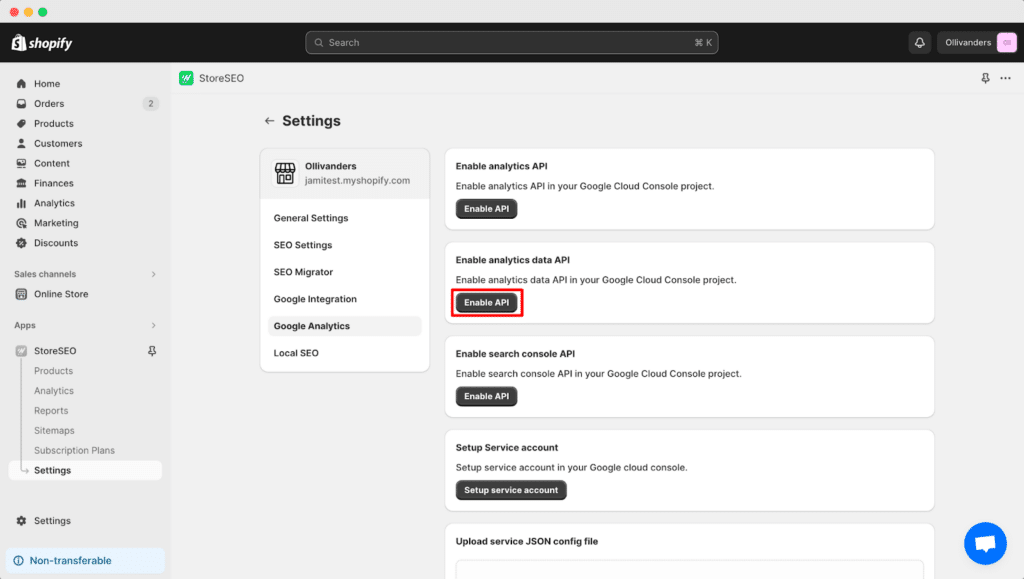 How To Connect StoreSEO With Google Analytics - StoreSEO
