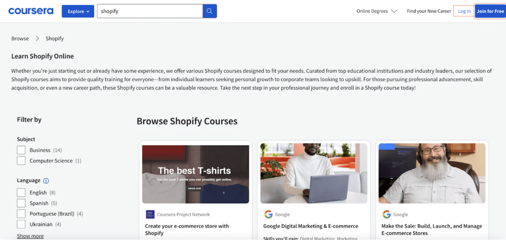 10+ Shopify Courses You Can Take In 2025 - StoreSEO