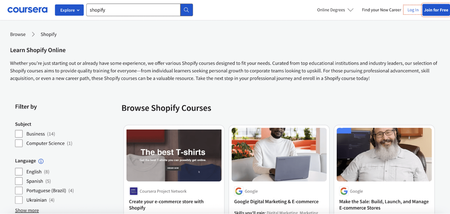 10+ Shopify Courses You Can Take In 2025 - StoreSEO