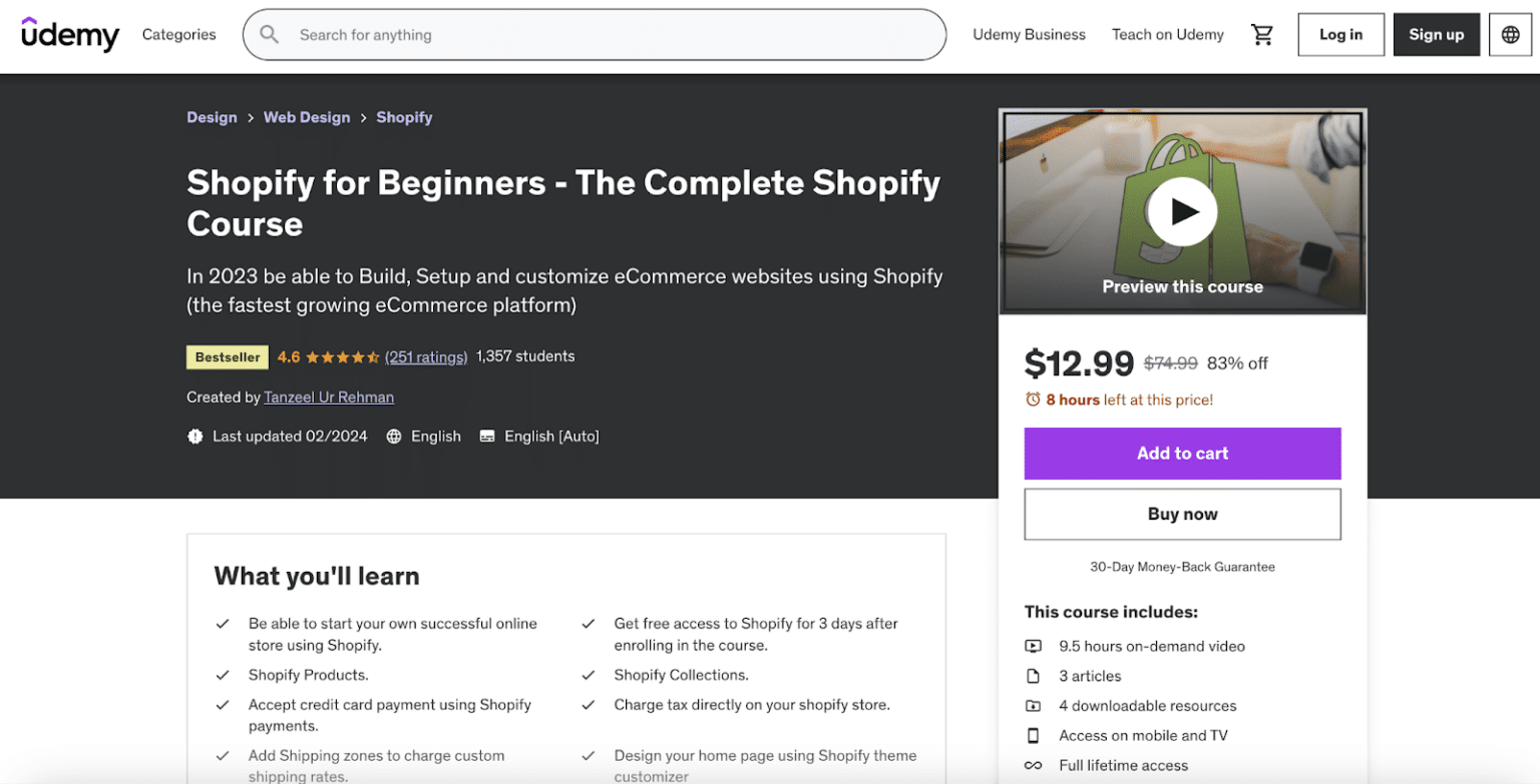 10+ Shopify Courses You Can Take In 2025 - StoreSEO
