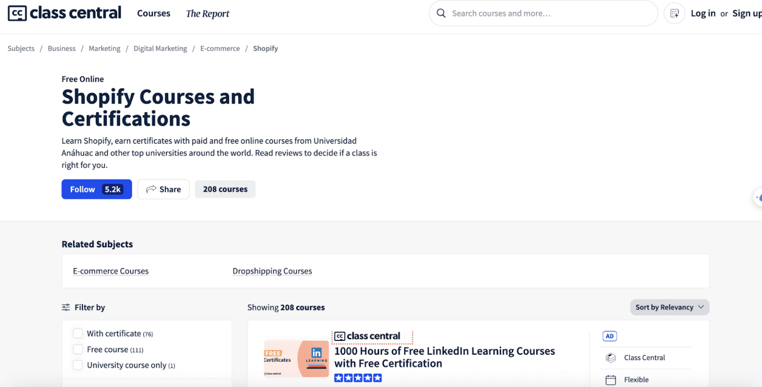 10+ Shopify Courses You Can Take In 2025 - StoreSEO